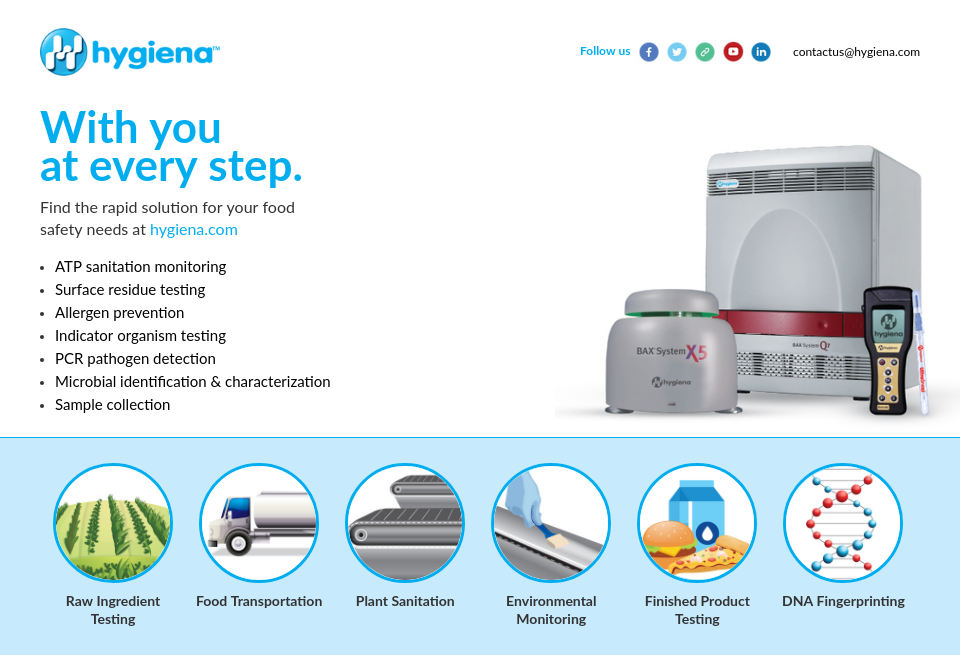 Hygiena International Ltd - Inside Food | Issue 24 | April 2018