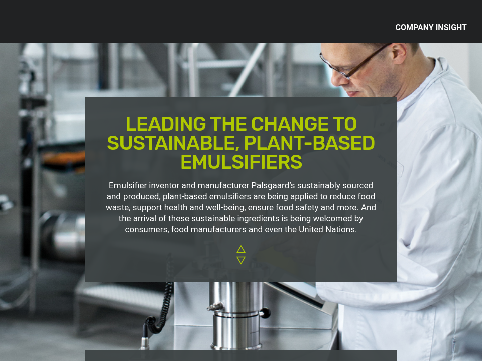 Palsgaard A/S CI - Inside Food | Issue 24 | April 2018