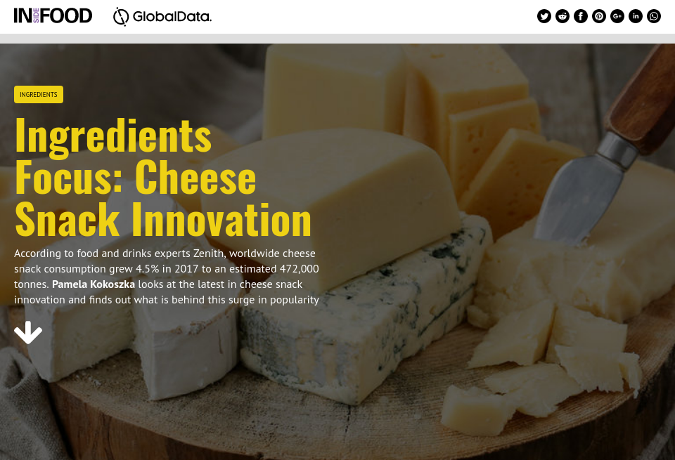 Ingredients Focus: Cheese Snack Innovation - Inside Food | Issue 26 ...
