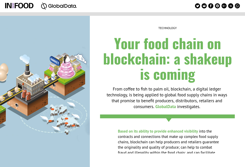 Your food chain on blockchain: a shakeup is coming - Inside Food ...