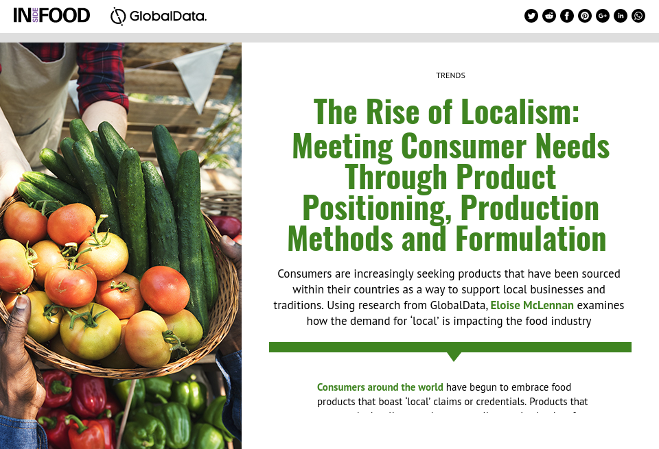 The Rise of Localism: Meeting Consumer Needs Through Product ...