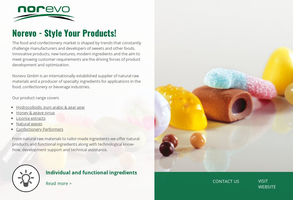 Norevo - Inside Food | Issue 33 | October 2019