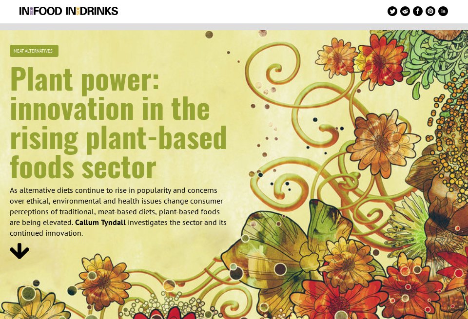 Plant power: innovation in the rising plant-based foods sector - Inside ...