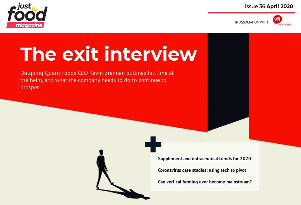 Home | The exit interview - just-food magazine | Issue 36 | April 2020