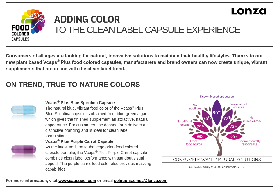 Capsugel Belgium NV - just-food magazine | Issue 35 | February 2020