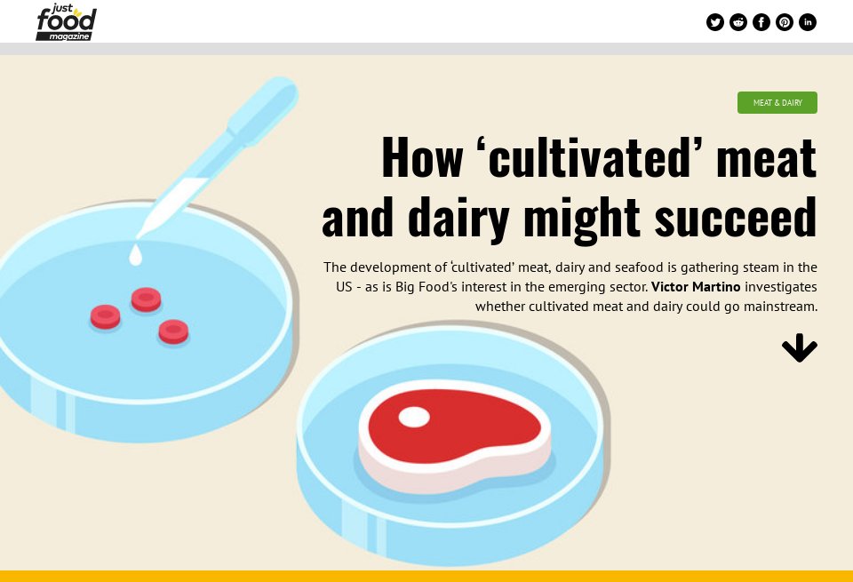 How ‘cultivated’ meat and dairy might succeed - just-food magazine ...