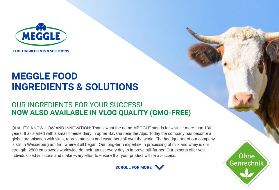 Molkerei MEGGLE Wasserburg - just-food magazine | Issue 37 | June 2020