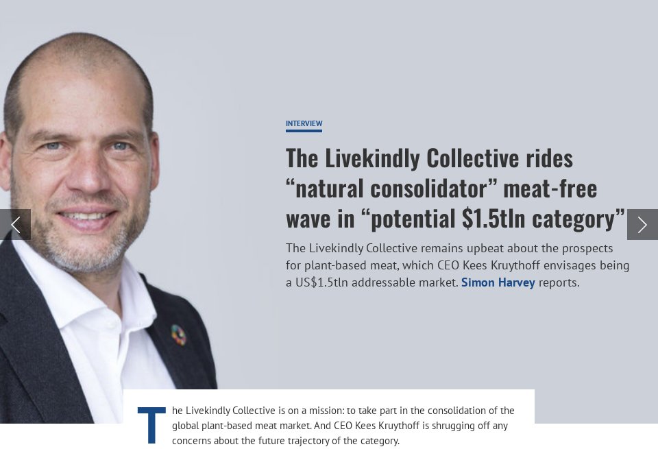 The Livekindly Collective talks up potential for meat-fre - Just Food ...