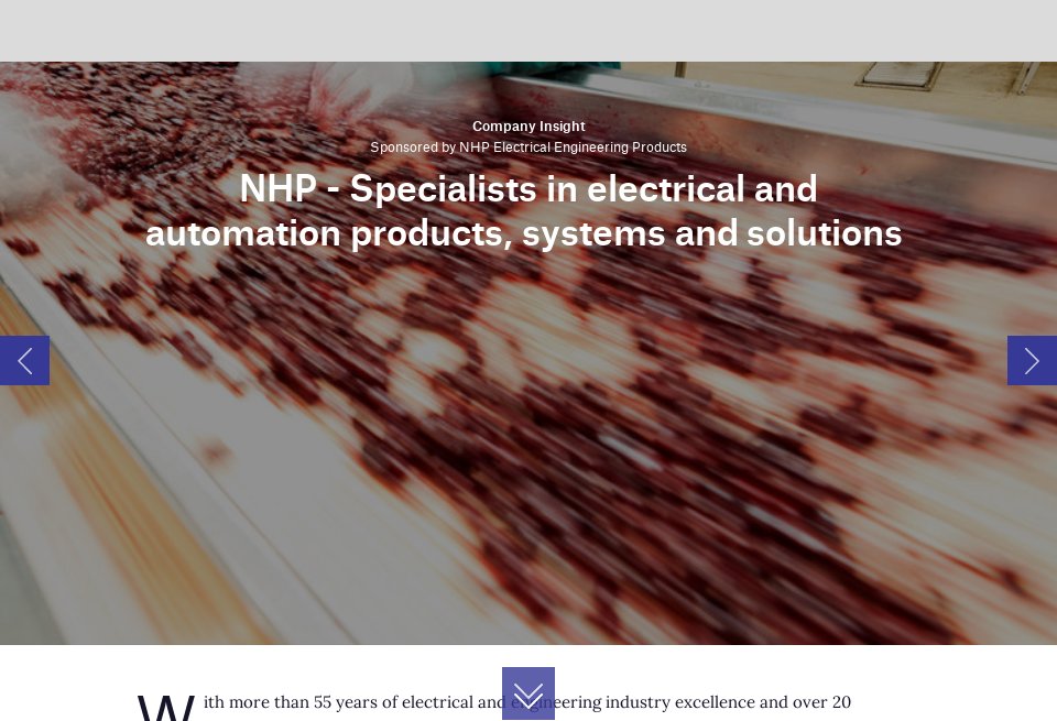 NHP Electrical Engineering Products Company Insight - Just Food | Issue ...