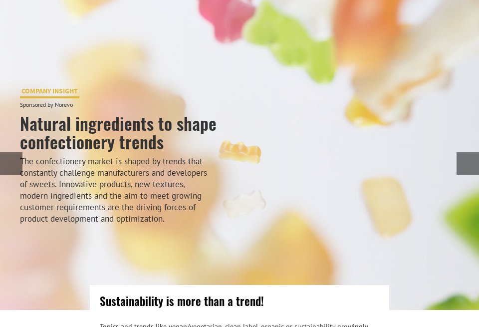 Norevo Company Insight - Just Food | Issue 43 | June 2021