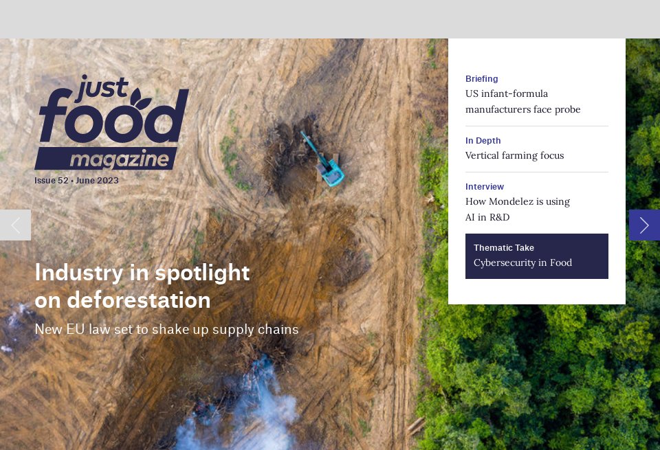 Home | Industry in spotlight on deforestation - Just Food | Issue 52 ...