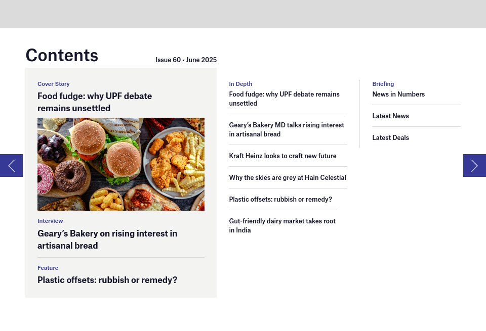 Latest Deals - Just Food | Issue 60 | June 2025